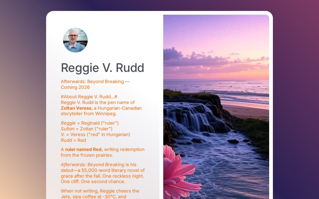 Reggie V. Rudd author page